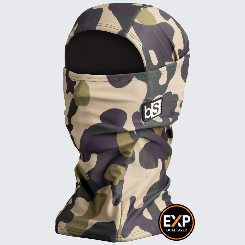 Expedition Hood Balaclava Colorful Print | Dual Layer Ski Mask ...