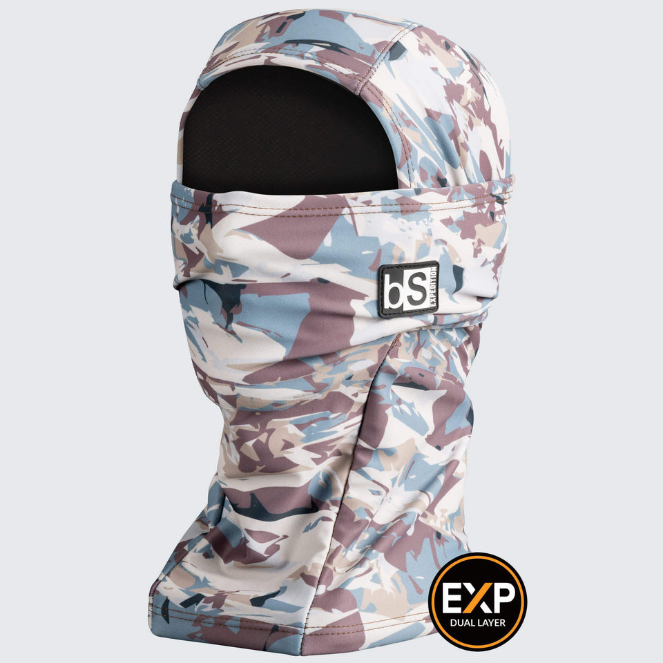Expedition Hood Balaclava Colorful Print | Dual Layer Ski Mask ...